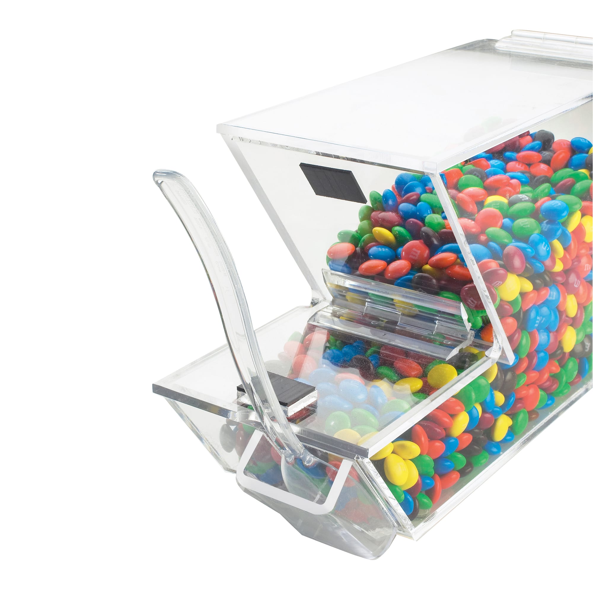 Cal-Mil 927-H Countertop Acrylic Topping Bin, 4" x 11" x 7", Holster