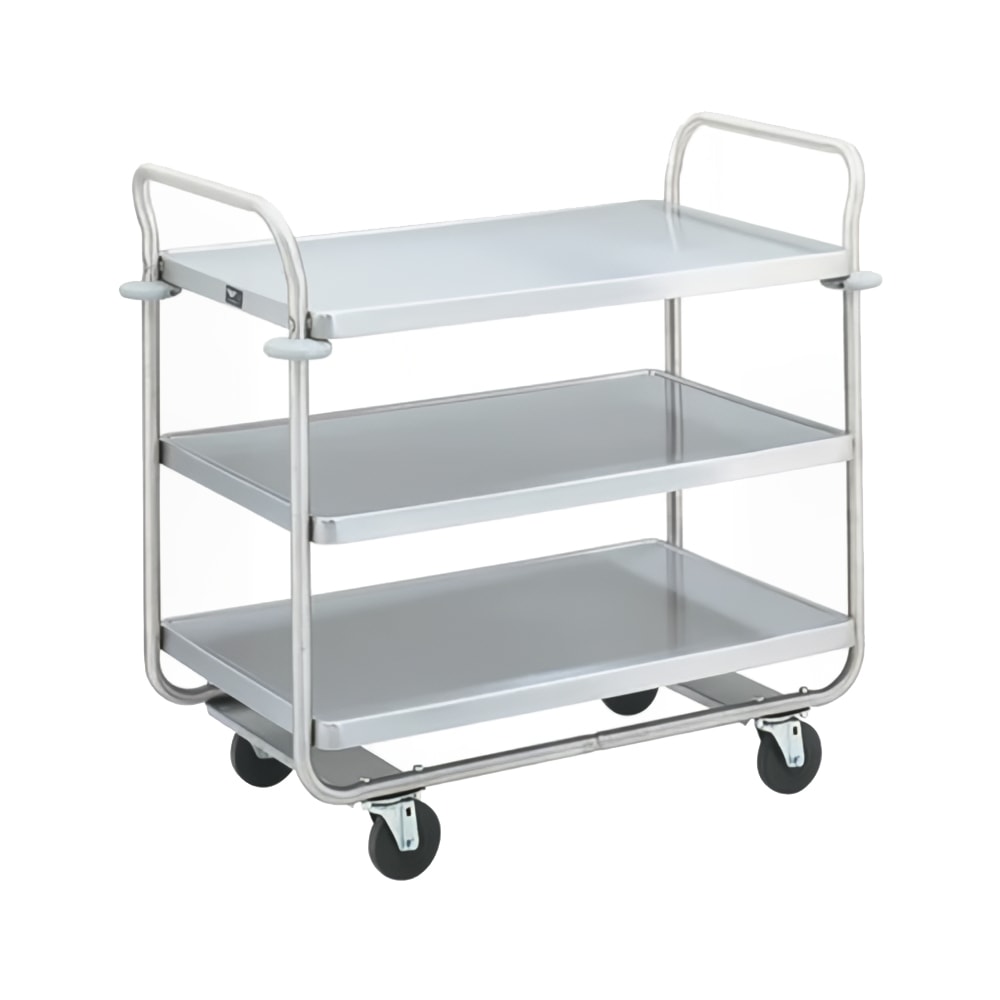 Vollrath 97167 3 Level Chrome Plated Utility Cart w/ 500 lb Capacity ...
