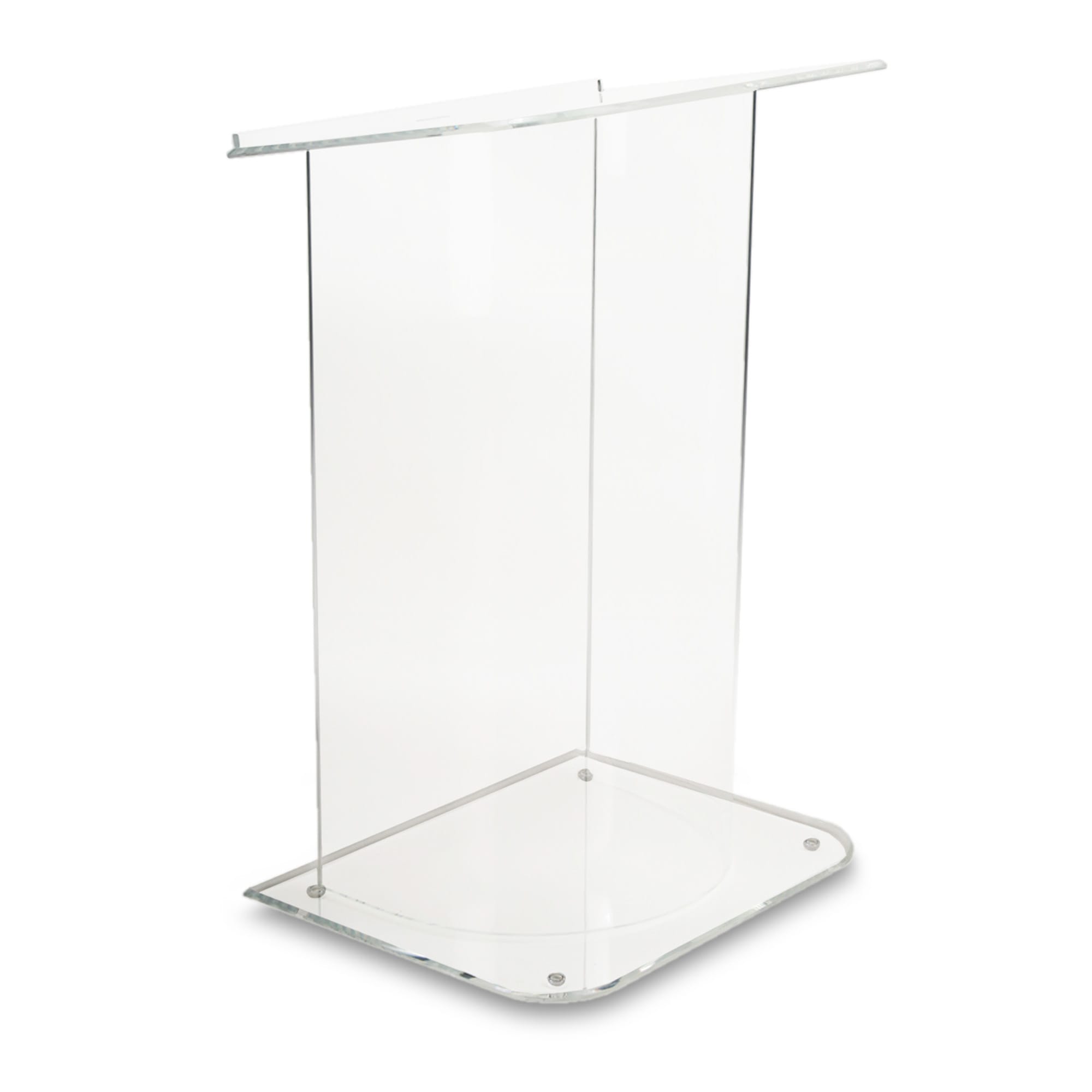 Forbes Industries Floor Podium - 23 1/2"L x 30"W x 46 3/4"H, Acrylic ...
