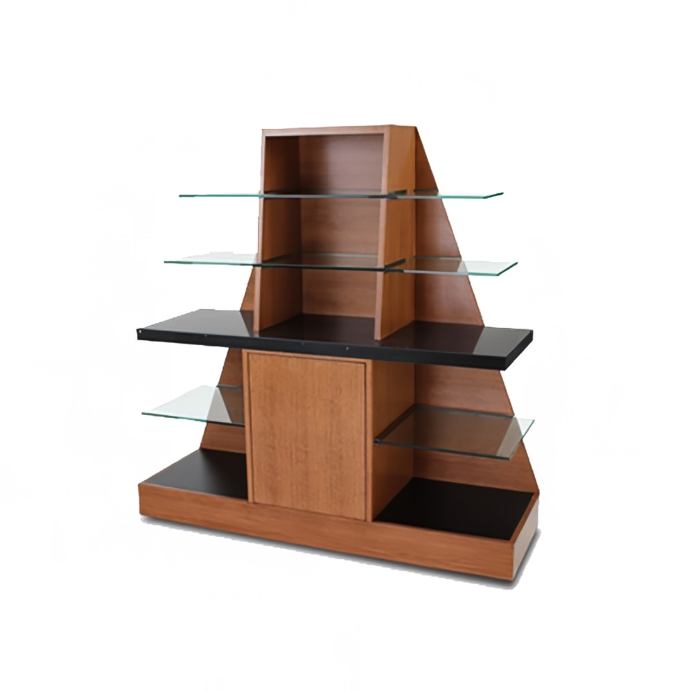 Forbes Industries 5 Level Mobile Back Bar w/ Avonite & Glass Shelves ...