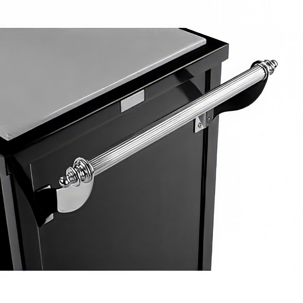 Forbes Industries Reeded Cart Handle - Chrome Plated (6004-PS)