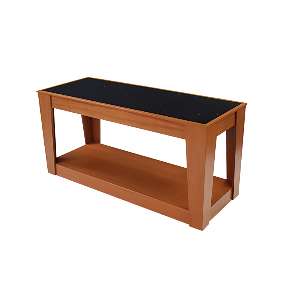 Forbes Industries 60" Mobile Induction Table w/ Glass/Stone Countertop ...