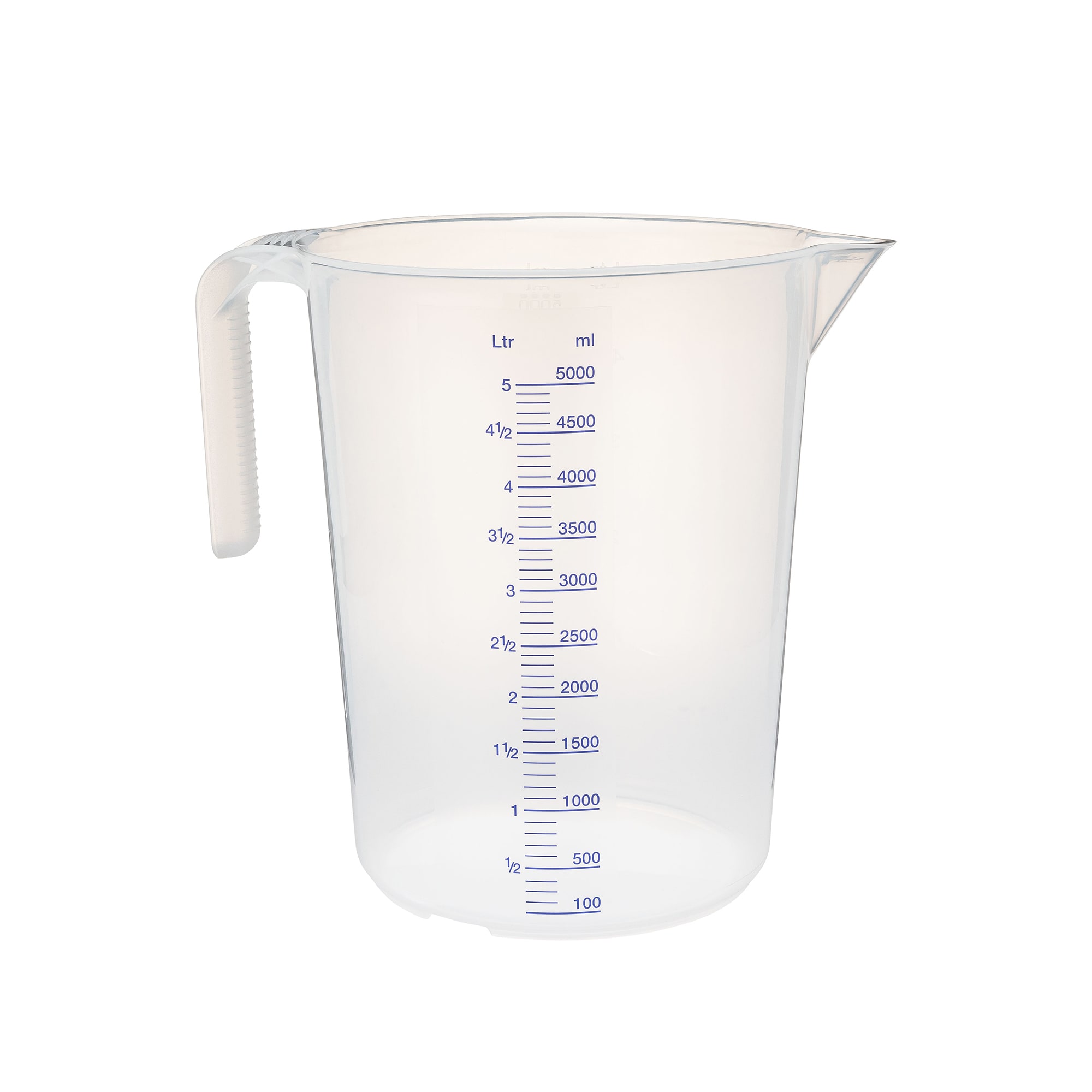 Matfer Bourgeat 251005 5 liter Graduated Pitcher - Polypropylene ...