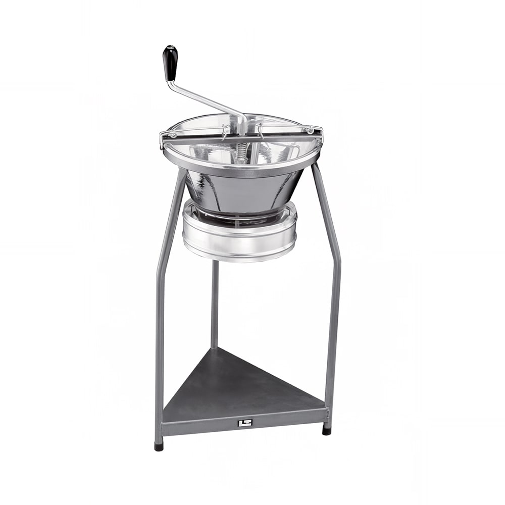 Louis Tellier Food Mill w/ Floor Stand, 15 qt Capacity, Tinned Steel ...