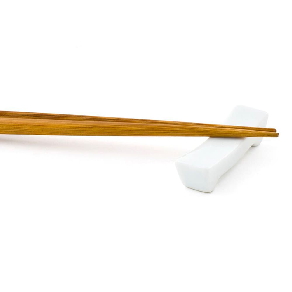 Front of the House 2 1/4" Classic Chopstick Rest - Porcelain, White ...