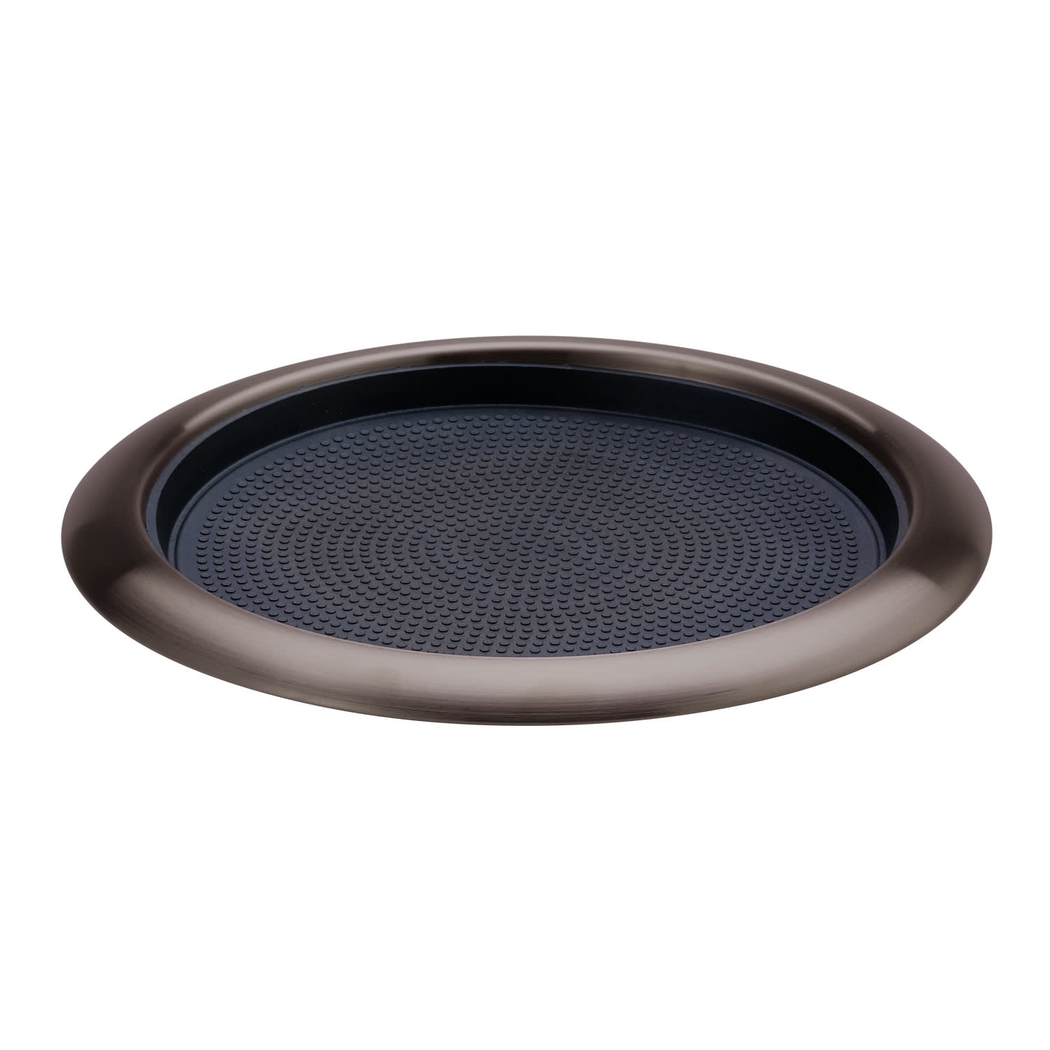 Service Ideas 11" Non-Slip Tray w/ Removable Rubber Insert, Dark ...