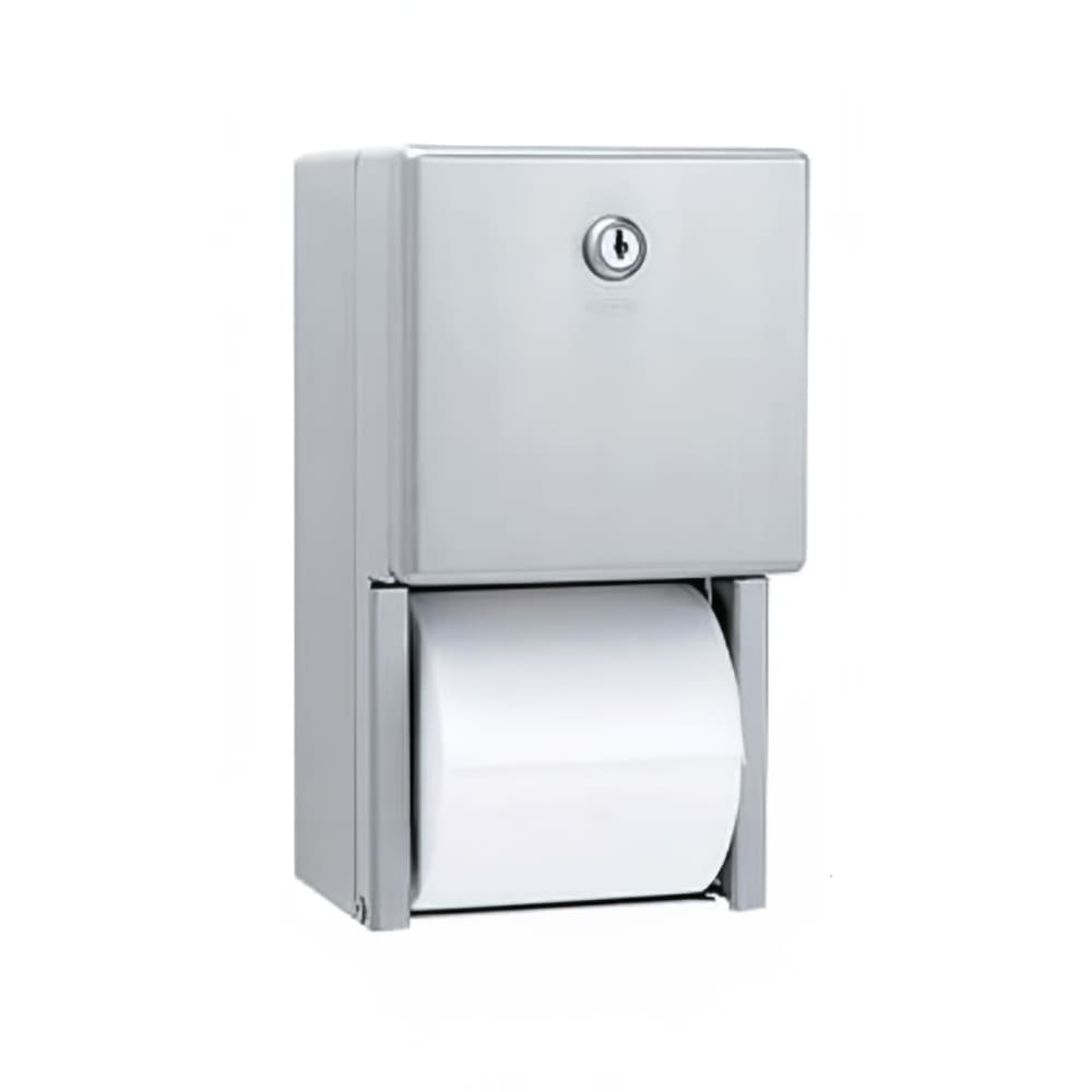 Gamco TTD-5 Surface Mounted Multi-Roll Tissue Dispenser, Satin Stainless