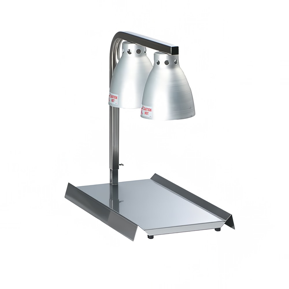 Gold Medal 5057 13 1/4" Countertop Heat Lamp w/ Adjustable Arm - 2 Bulb ...