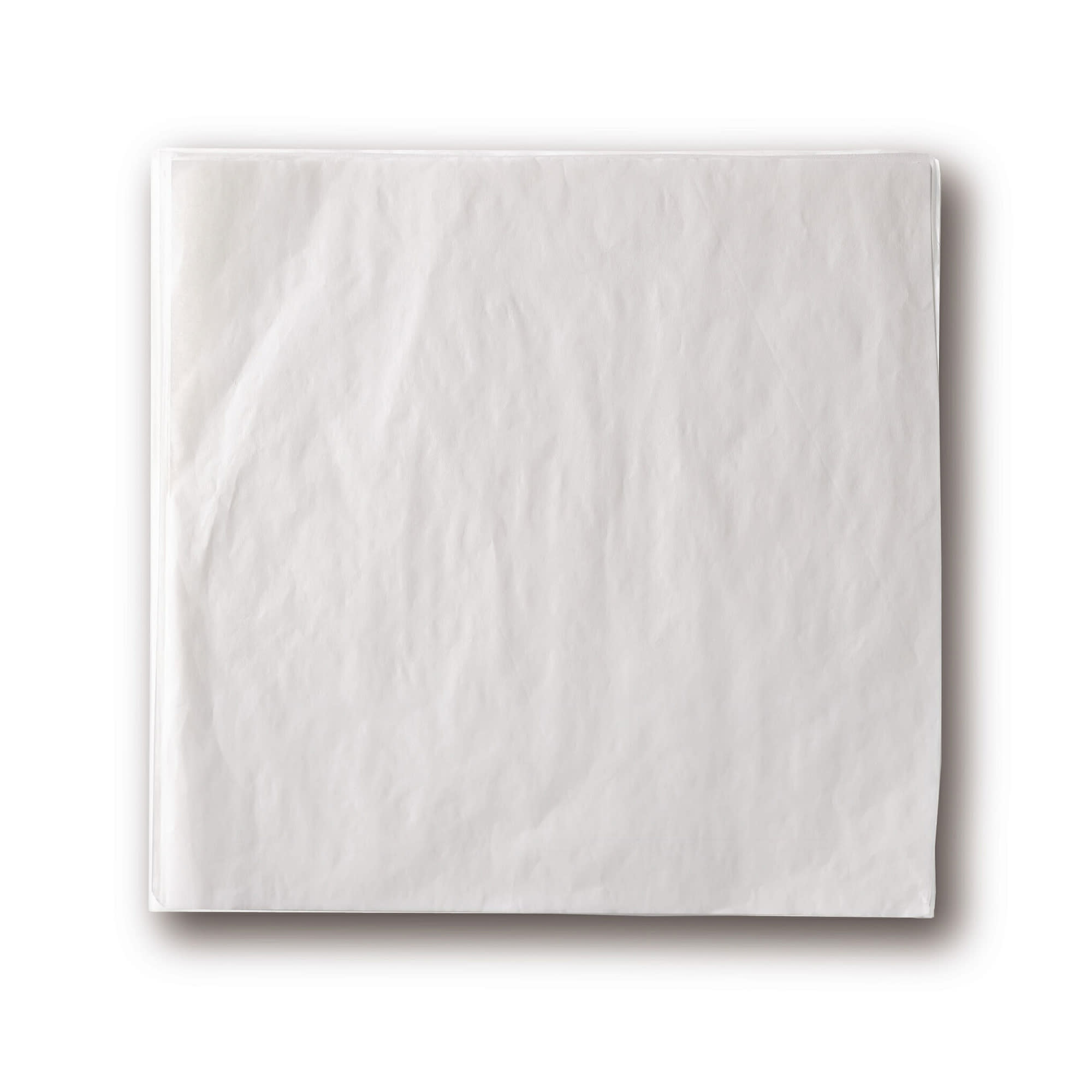 GET 12" Square Tissue Basket Liner - Paper, White (4-TS1010)