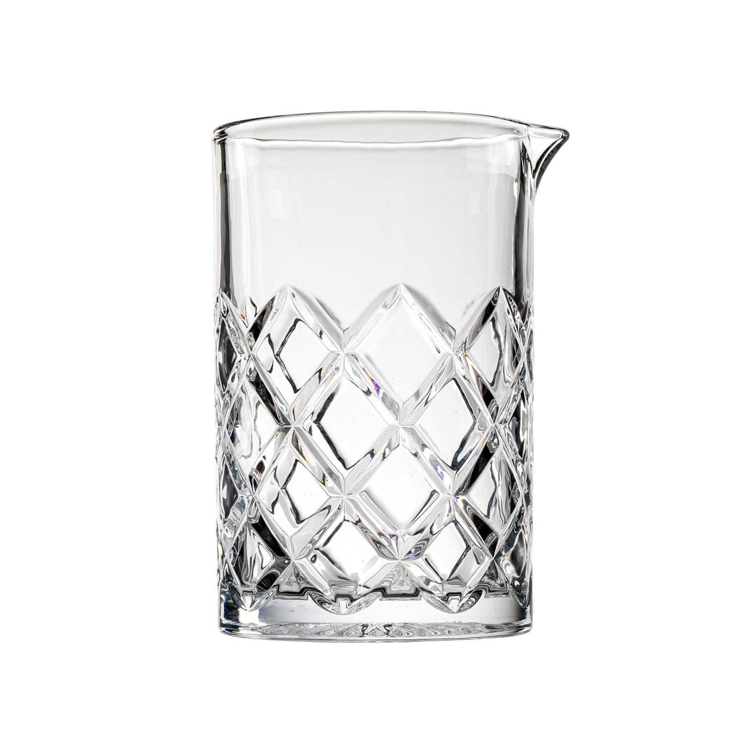 Tablecraft 11697 20 oz Diamond Mixing Glass