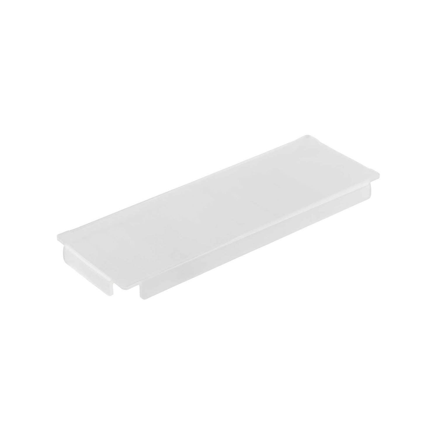Tablecraft CW5034 Half Long Size Food Pan Cover - Acrylic, Translucent