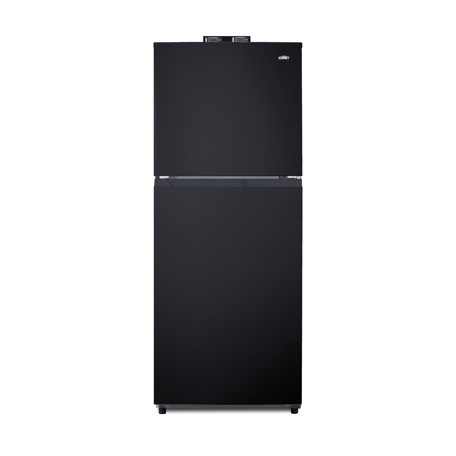 Summit BKRF1087B 24" Break Room Refrigerator & Freezer - Black, 115v