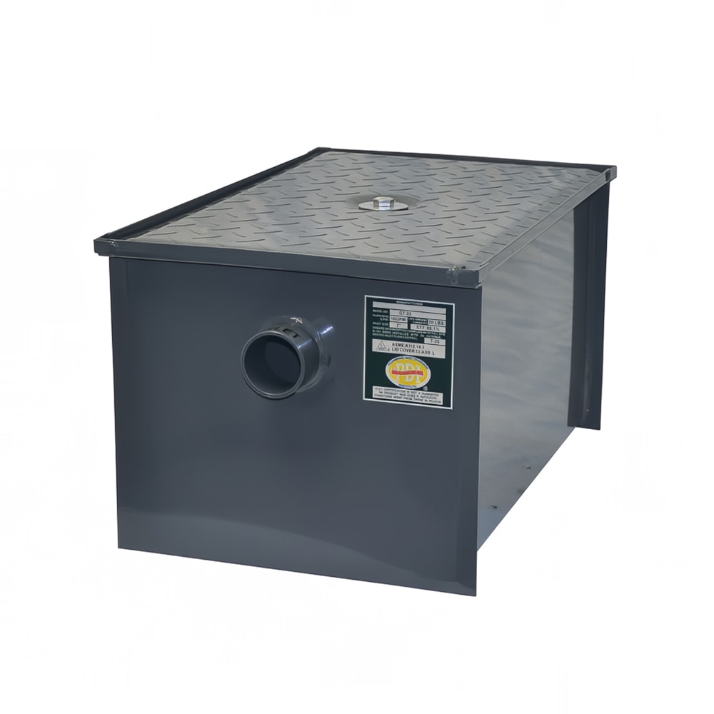 John Boos GT-100 Grease Interceptor w/ 50 GPM Capacity, Carbon Steel ...