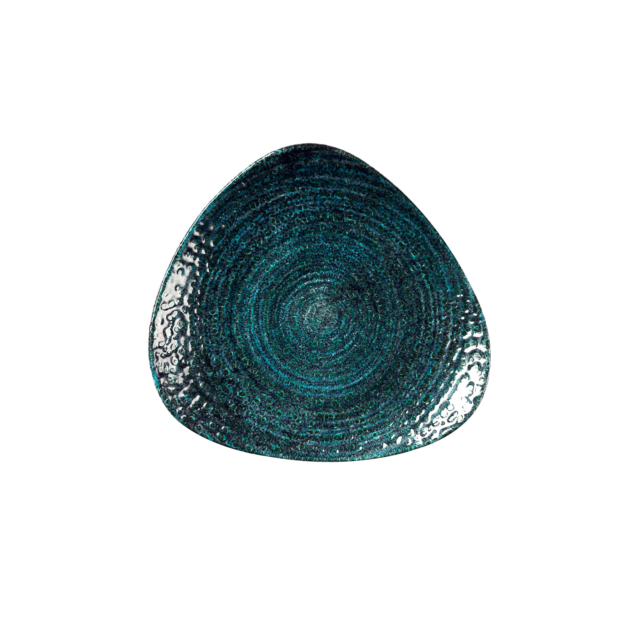 Churchill 9" Triangular Studio Prints® Homespun Chroma Plate - Ceramic ...