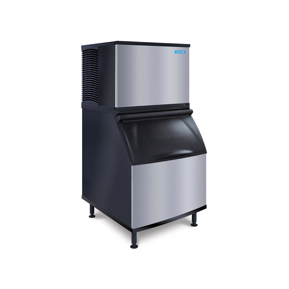 Koolaire KDT0500W/K400 533 lb KDT Series Full Cube Ice Machine w/ Bin ...