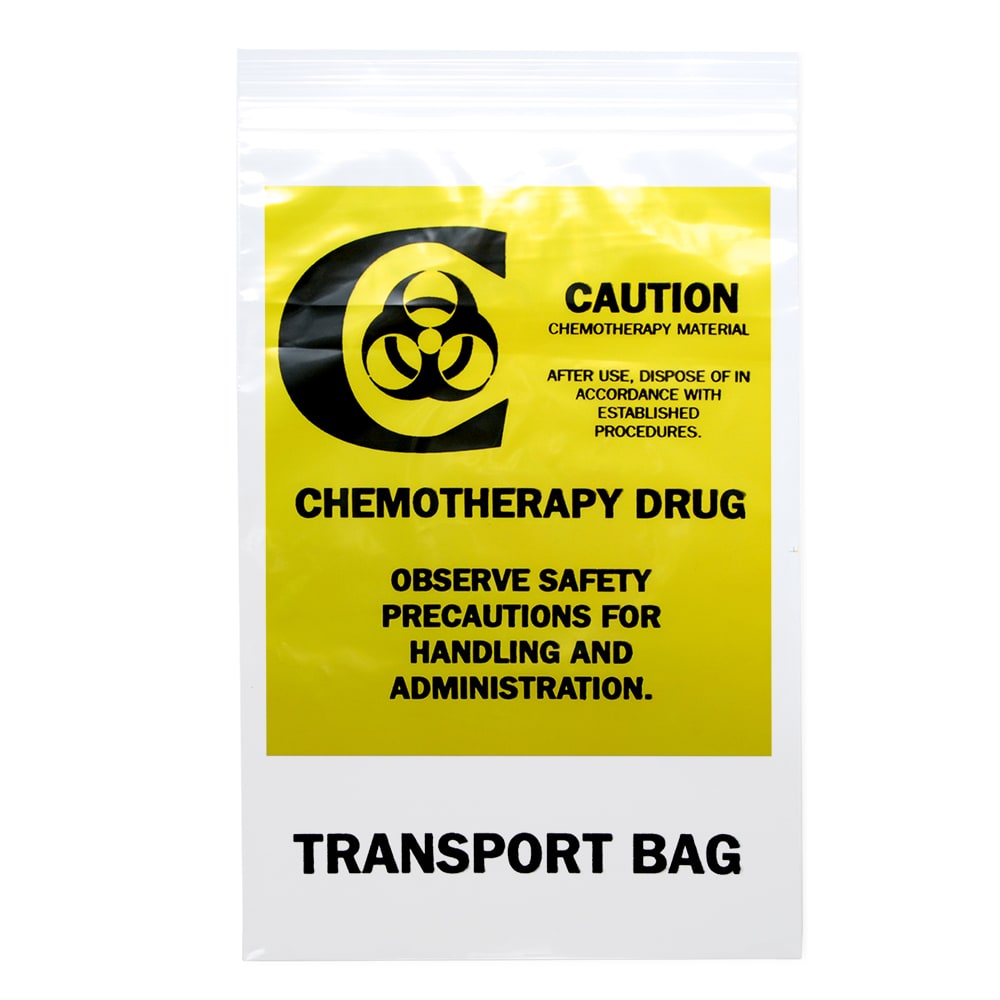 LK Packaging Chemo Transfer Bags w/ Seal Top Closure - 9" x 12", LDPE ...