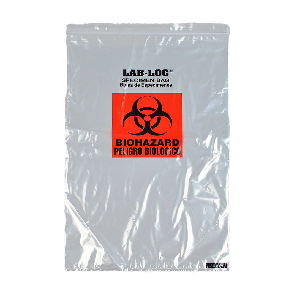 LK Packaging Lab-Loc® Specimen Bags - 14" x 20", Clear (LABZ1420B)