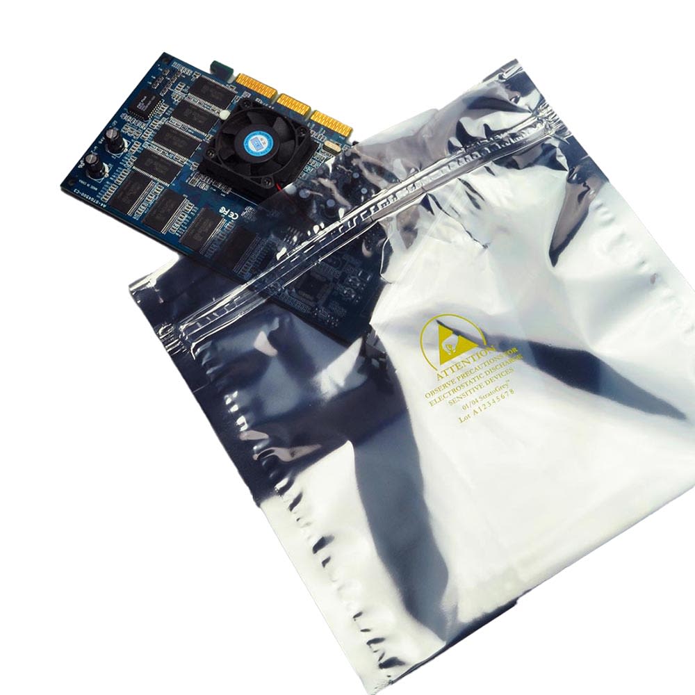 LK Packaging StratoGrey™ Seal Top Static Shielding Bag - 8"L x 6"W ...