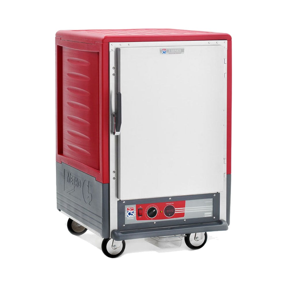 Metro C535-HFS-L 1/2 Height Insulated Mobile Heated Cabinet w/ (17) Pan ...