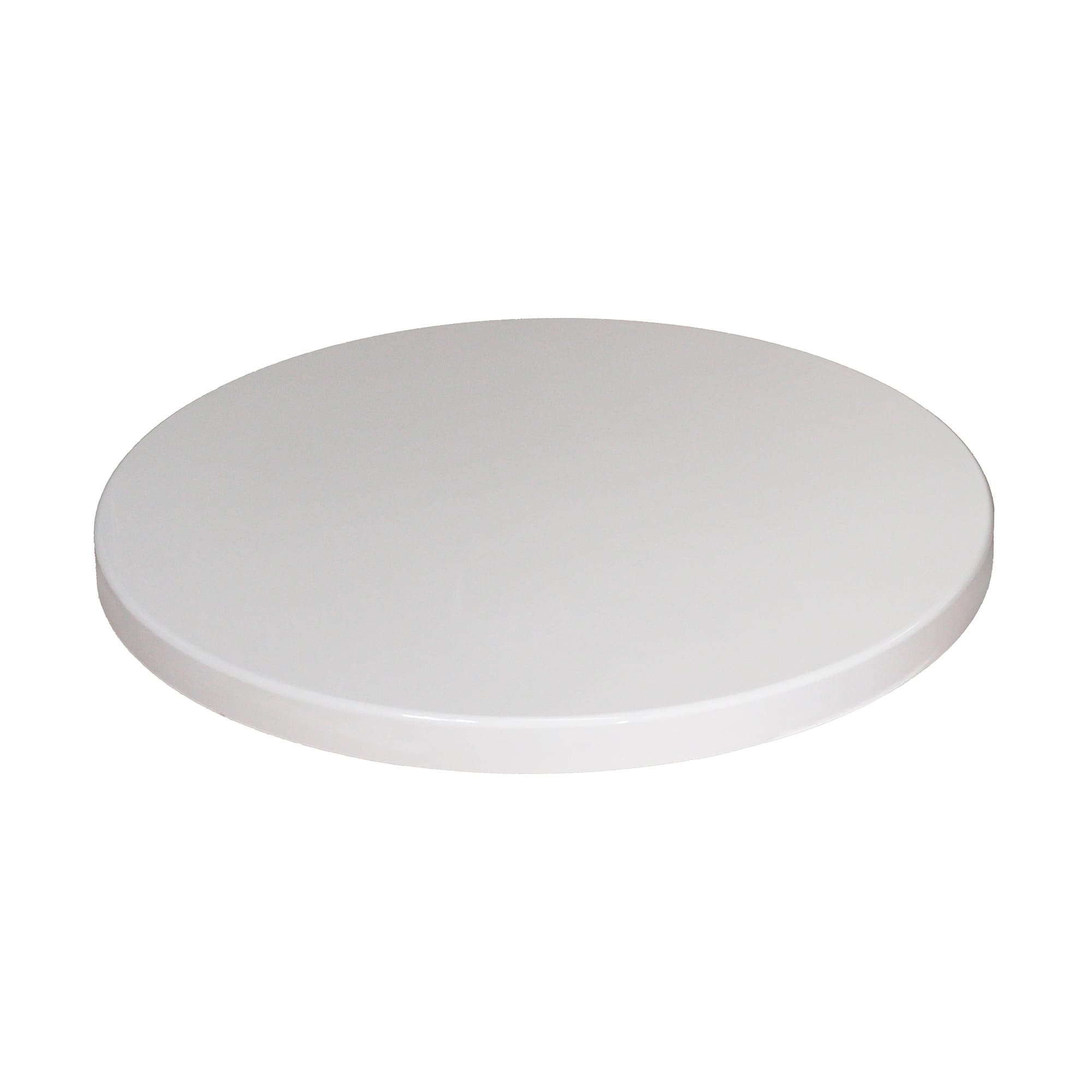 American Tables & Seating 36" Round Resin Table Top, Pure White (ATR36-PW)