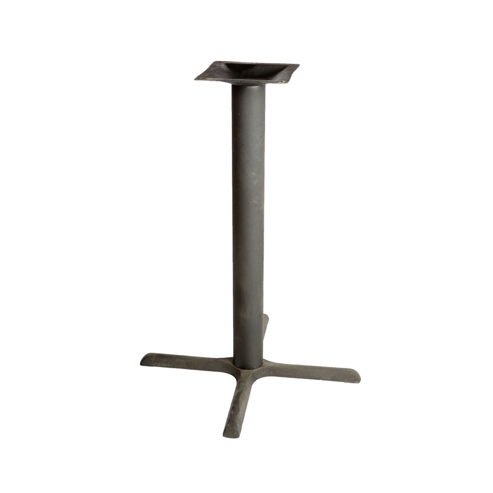 Oak Street Bar Height Table Base w/ 30 x 30" Base Spread, Steel (B30-BAR)