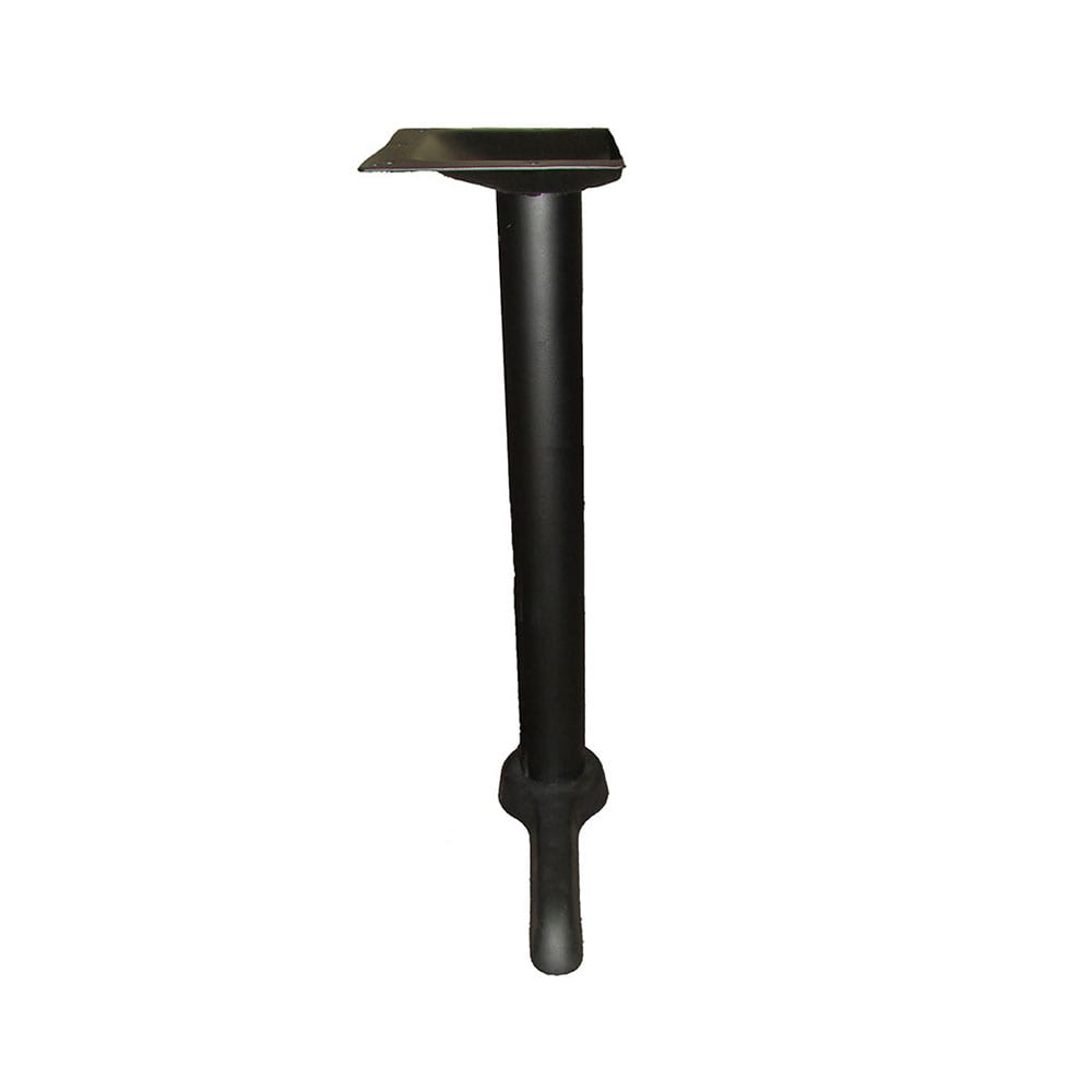 Oak Street Steel Table Base Foot w/ Black Powder Coat Finish, 5 x 22 ...
