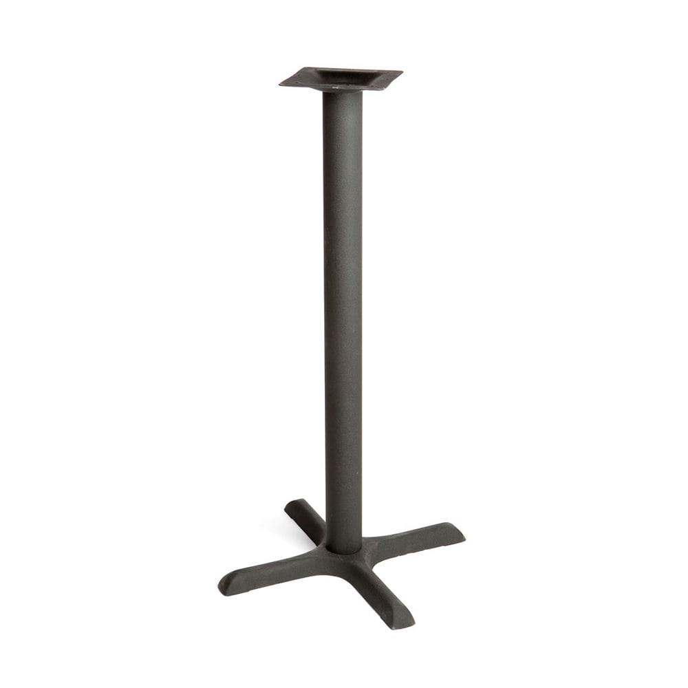 Oak Street Bar Height Table Base w/ 22 x 22" Base Spread, Steel (B22-BAR)
