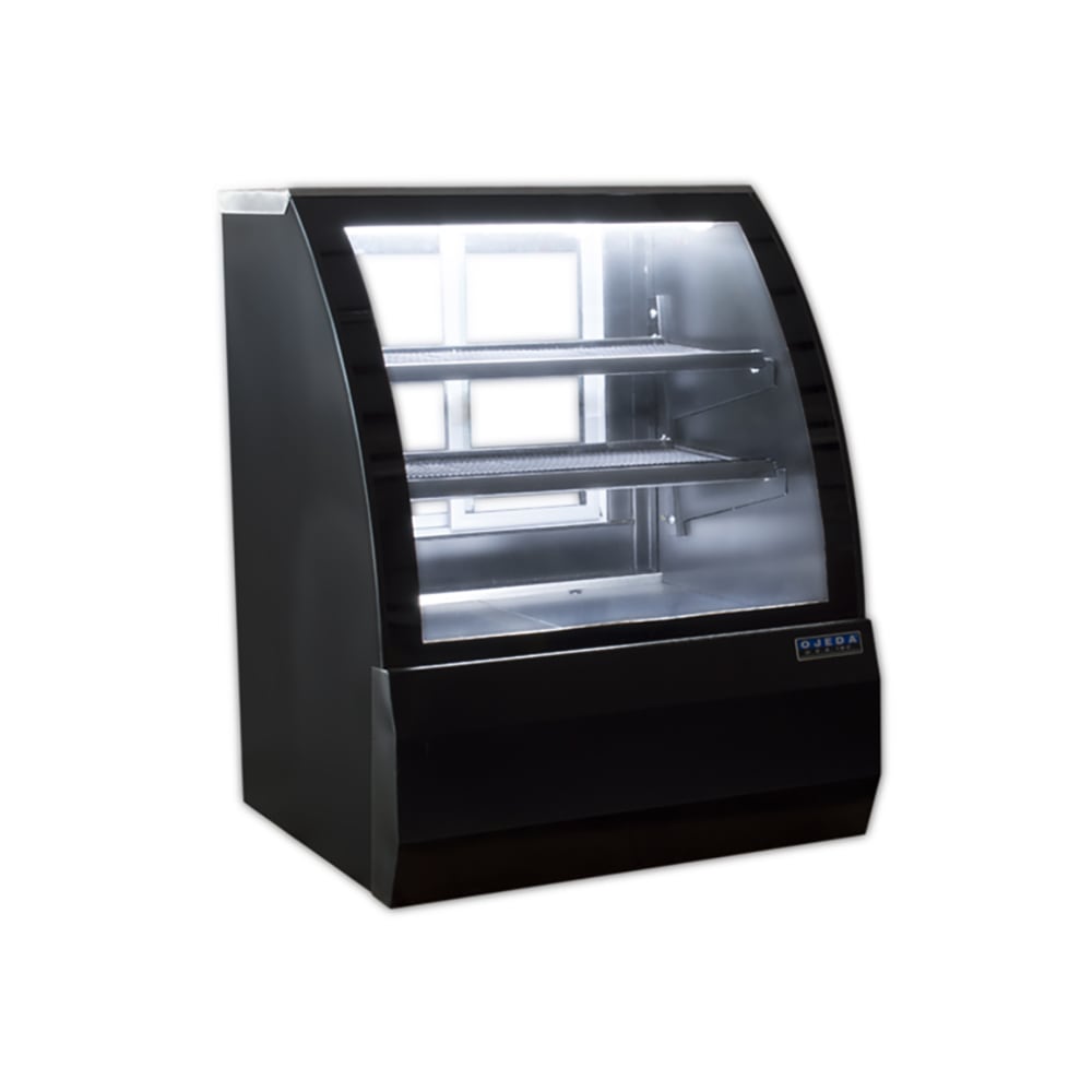 Ojeda 37 3/10" Full Service Deli Case w/ Curved Glass - (3) Levels ...