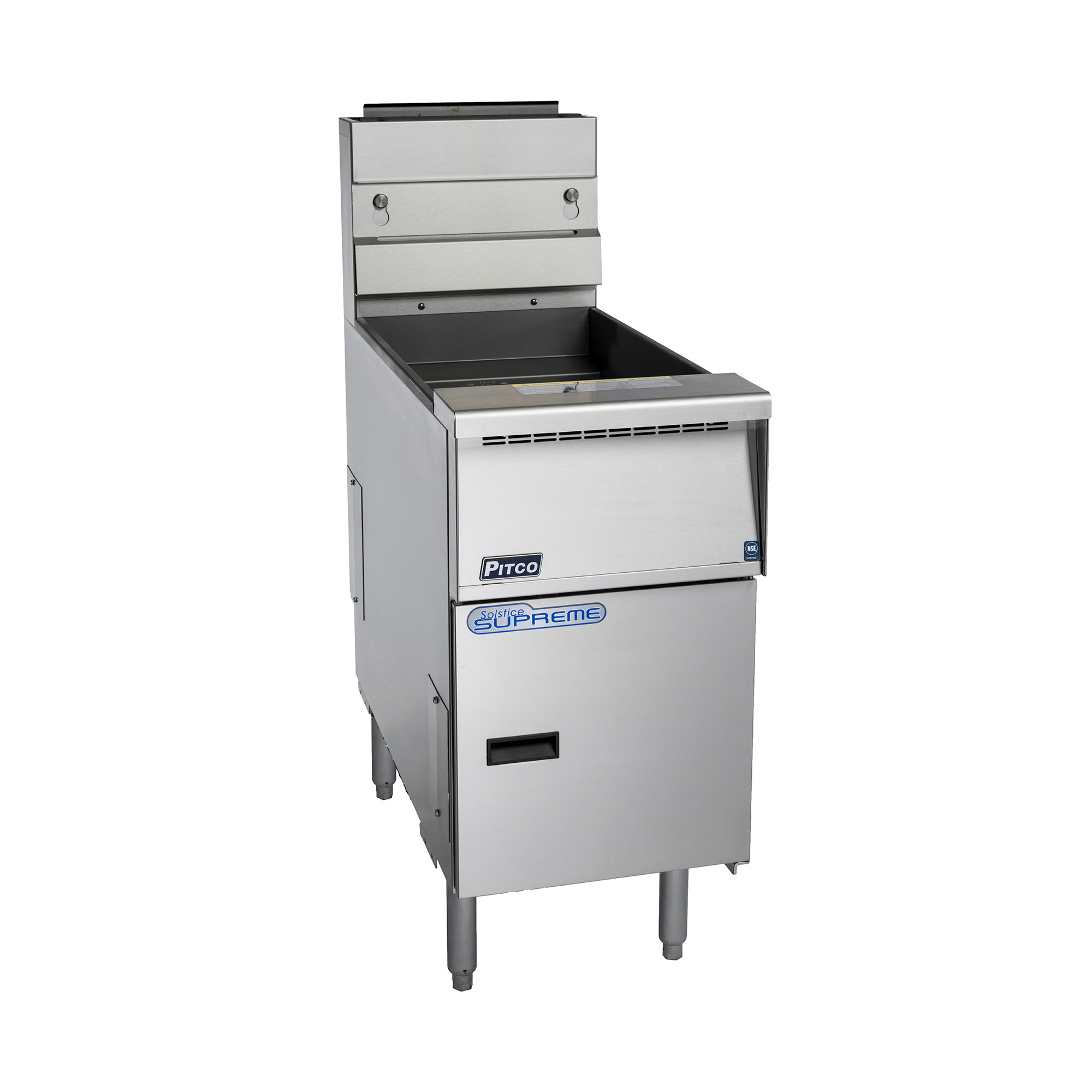 Pitco SSH60W Gas Fryer - (1) 60 lb Vat, Floor Model, LP