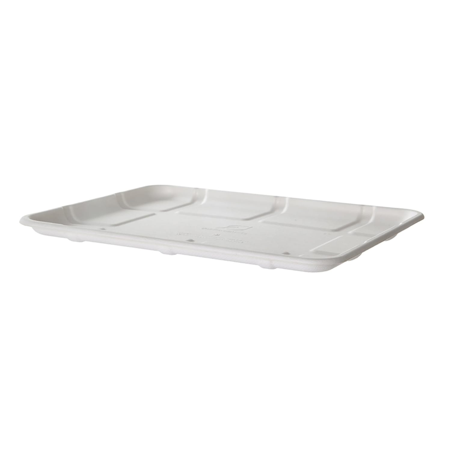 Eco Products Vanguard® Meat & Produce Tray - 10 1/2" x 8 1/2", Molded ...