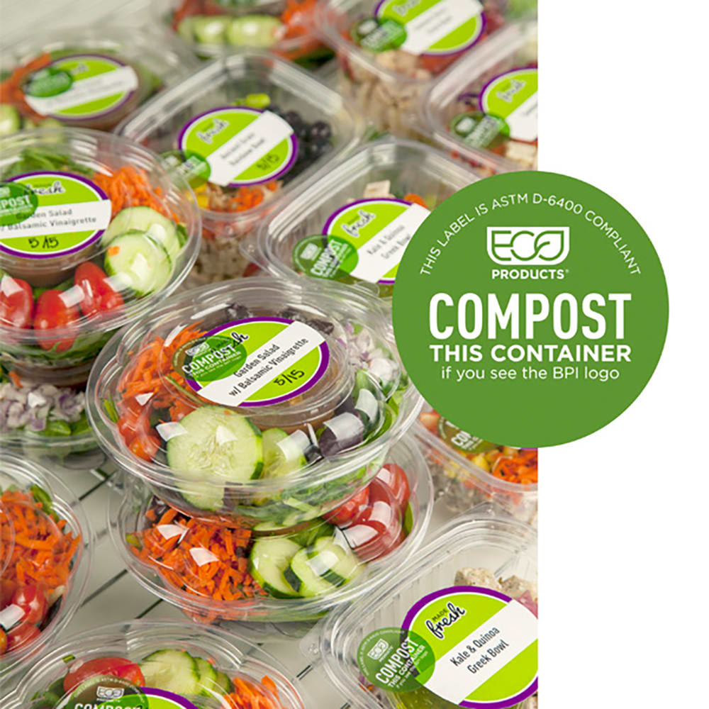 Eco Products Round Compost Food Labels - 1 1/2", Green (MM-COMPSTICK1)