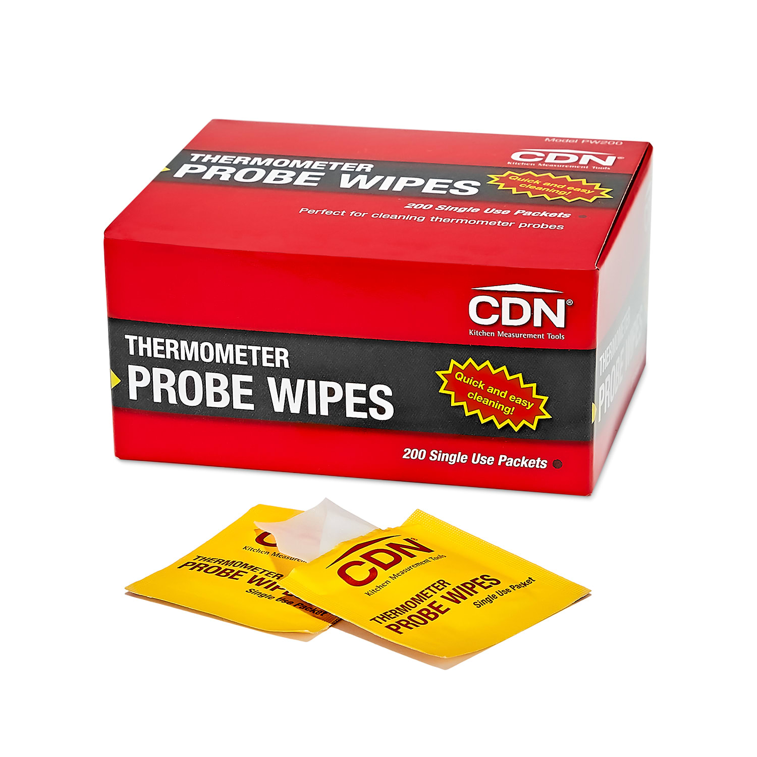 CDN Probe Wipes, 70 Percent Isopropyl Alcohol (PW200)