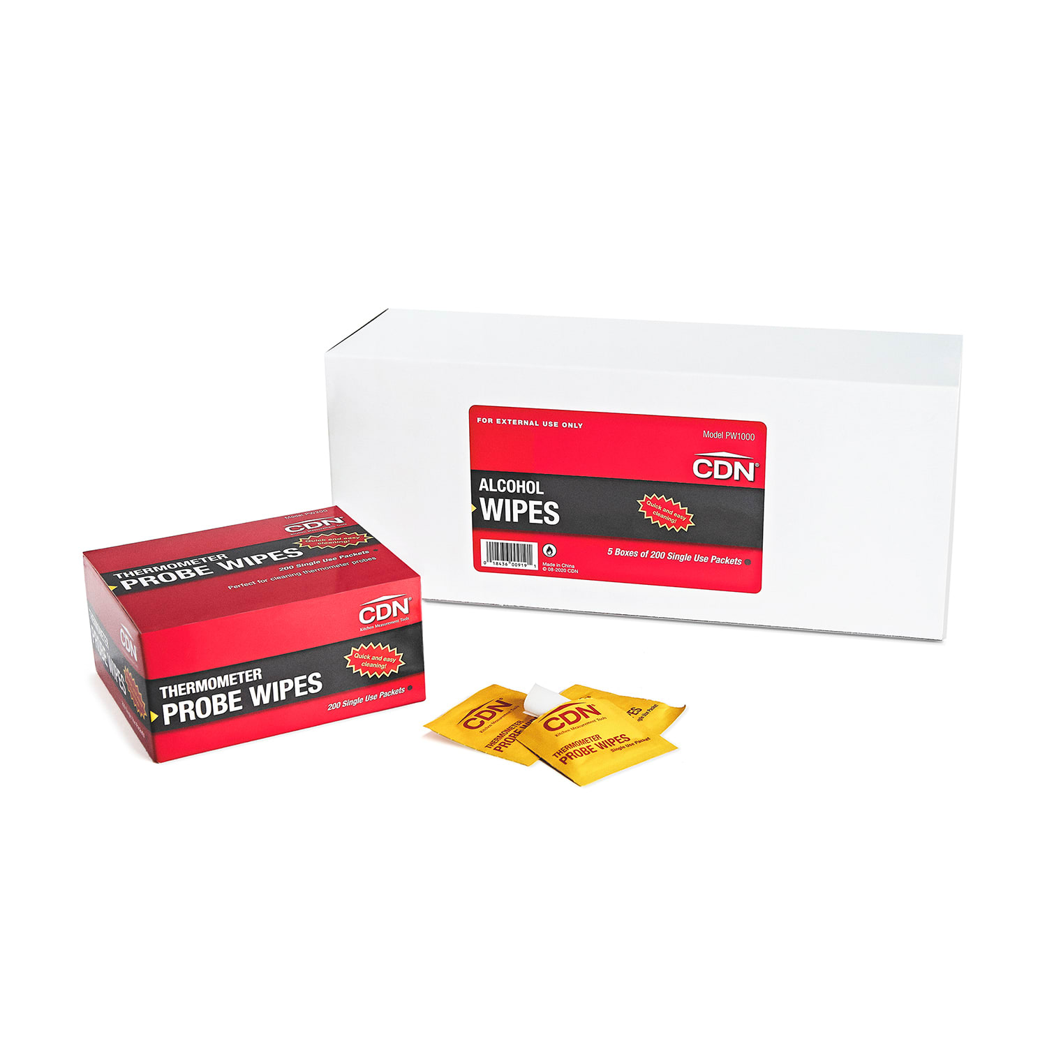 CDN Probe Wipes, 70 Percent Isopropyl Alcohol (PW1000)