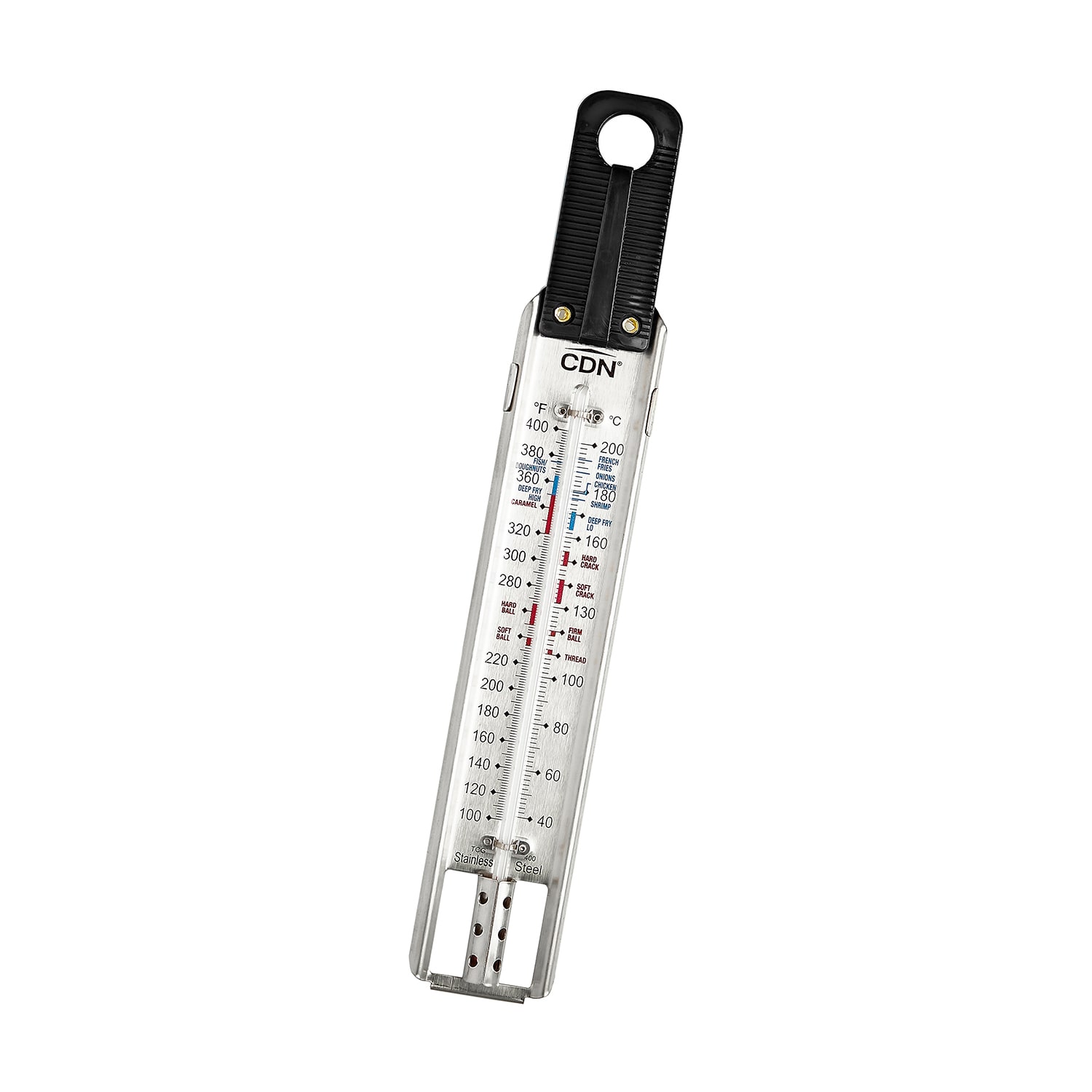 CDN Candy & Deep Fry Thermometer, 100 to 400°F, Glass Tube (TCG400)