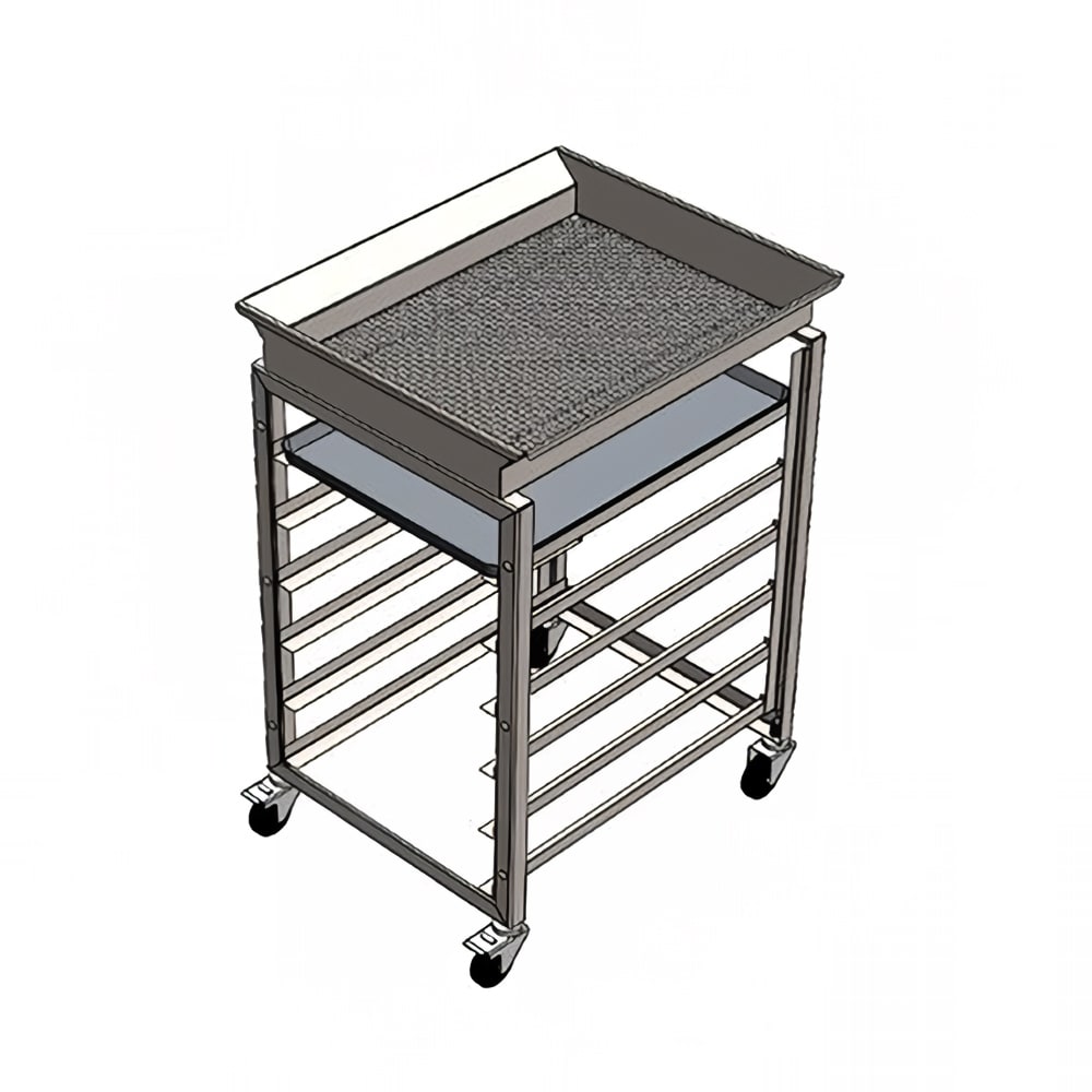 Resfab 23 3/4" Freestanding Fry Dump Table (TD-6P)