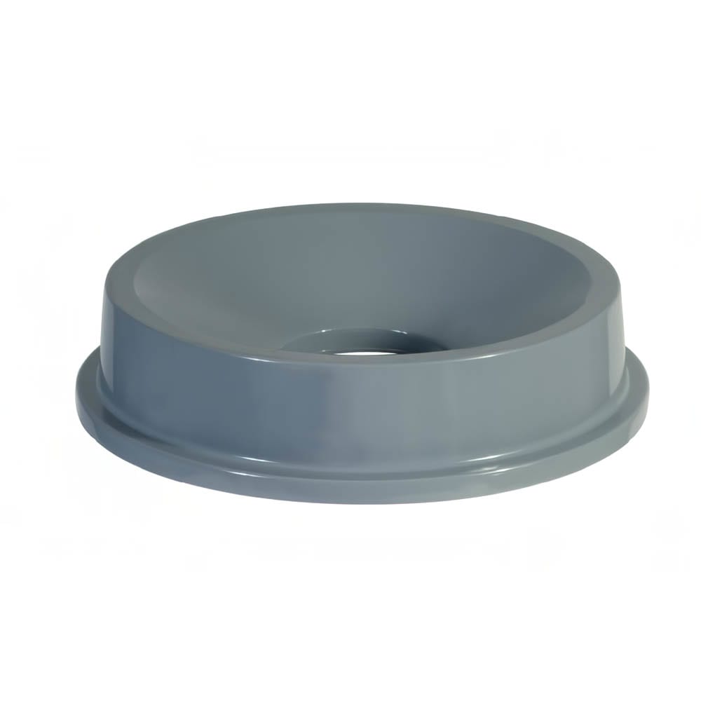 Rubbermaid FG354300GRAY Round Funnel Trash Can Lid - Plastic, Gray