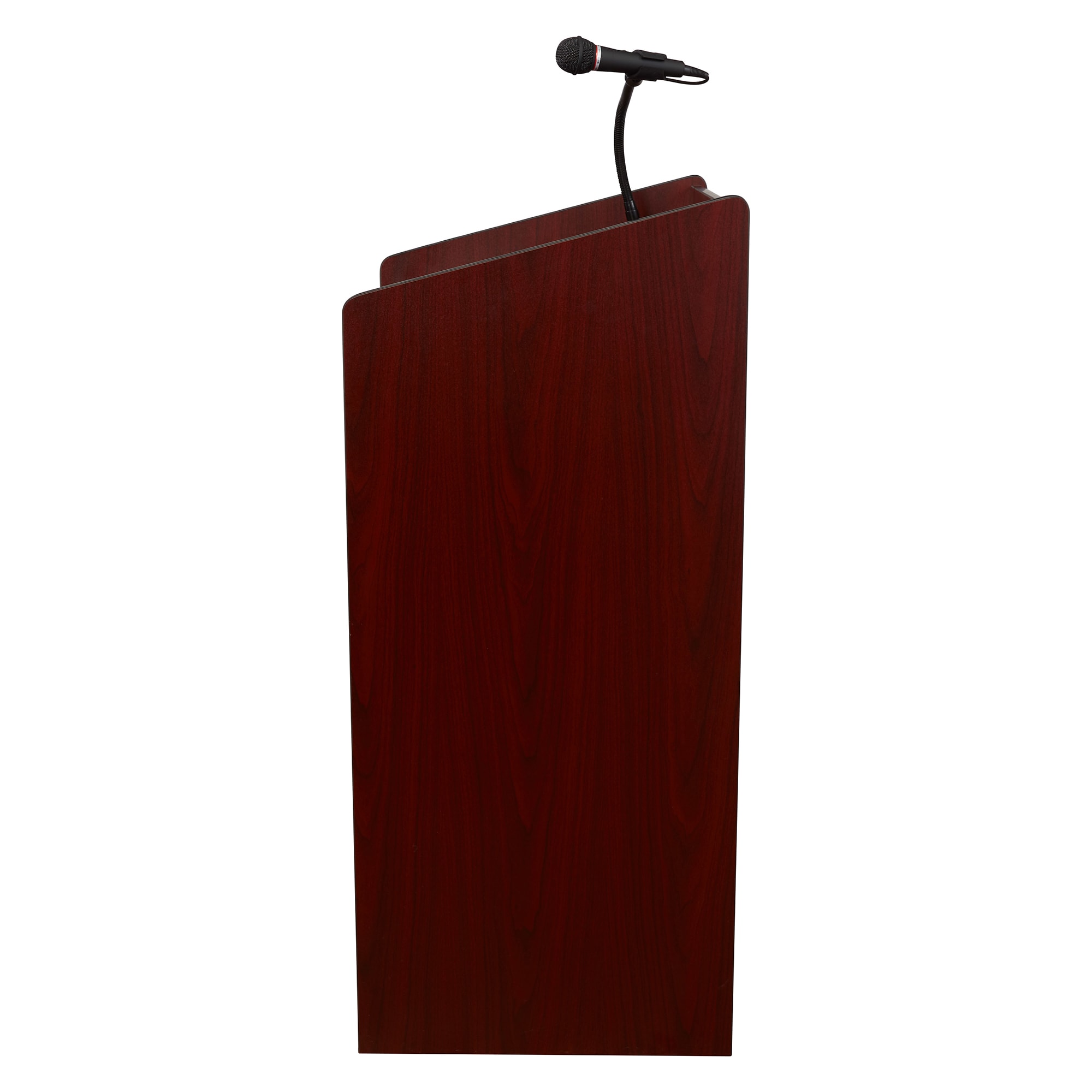 National Public Seating 6010-MY Floor Lectern w/ (2) Shelves - 25" x 20 ...