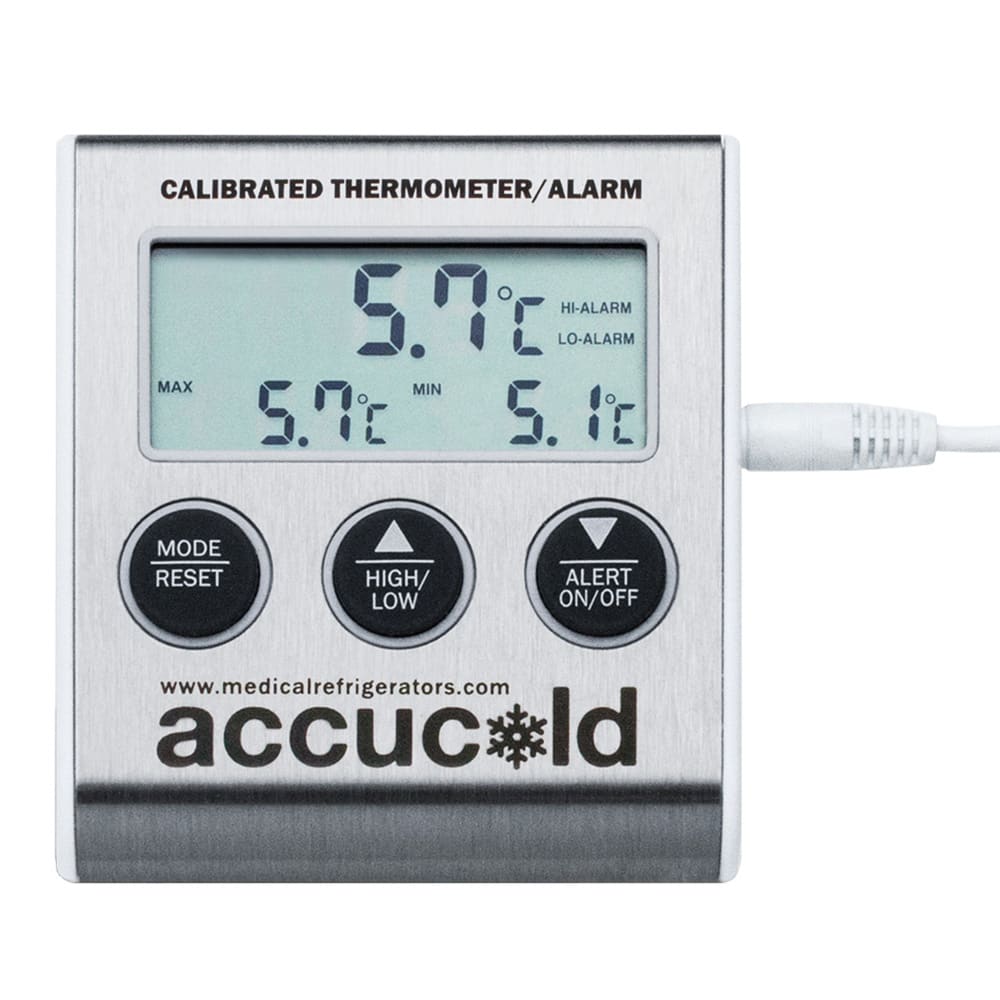 Accucold Temperature Alarm for Refrigerators & Freezers - 3" x 2 3/4 ...