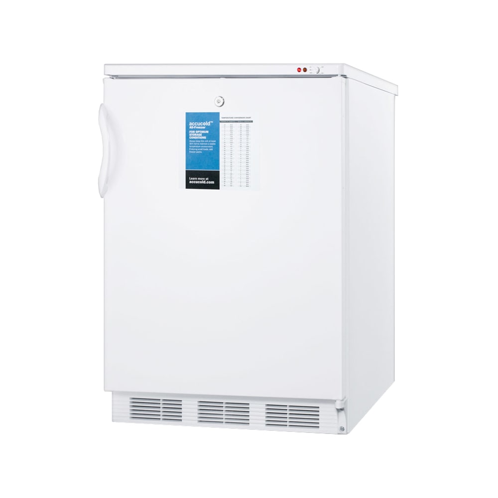 Accucold 24" One-Section Undercounter Medical Freezer - White, 115v ...