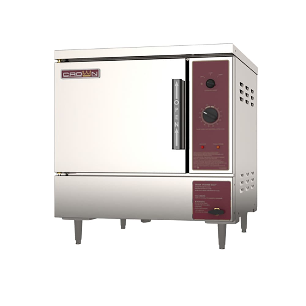 Crown Steam CSE-6 (6) Pan Steamer - Countertop, 240v/1ph