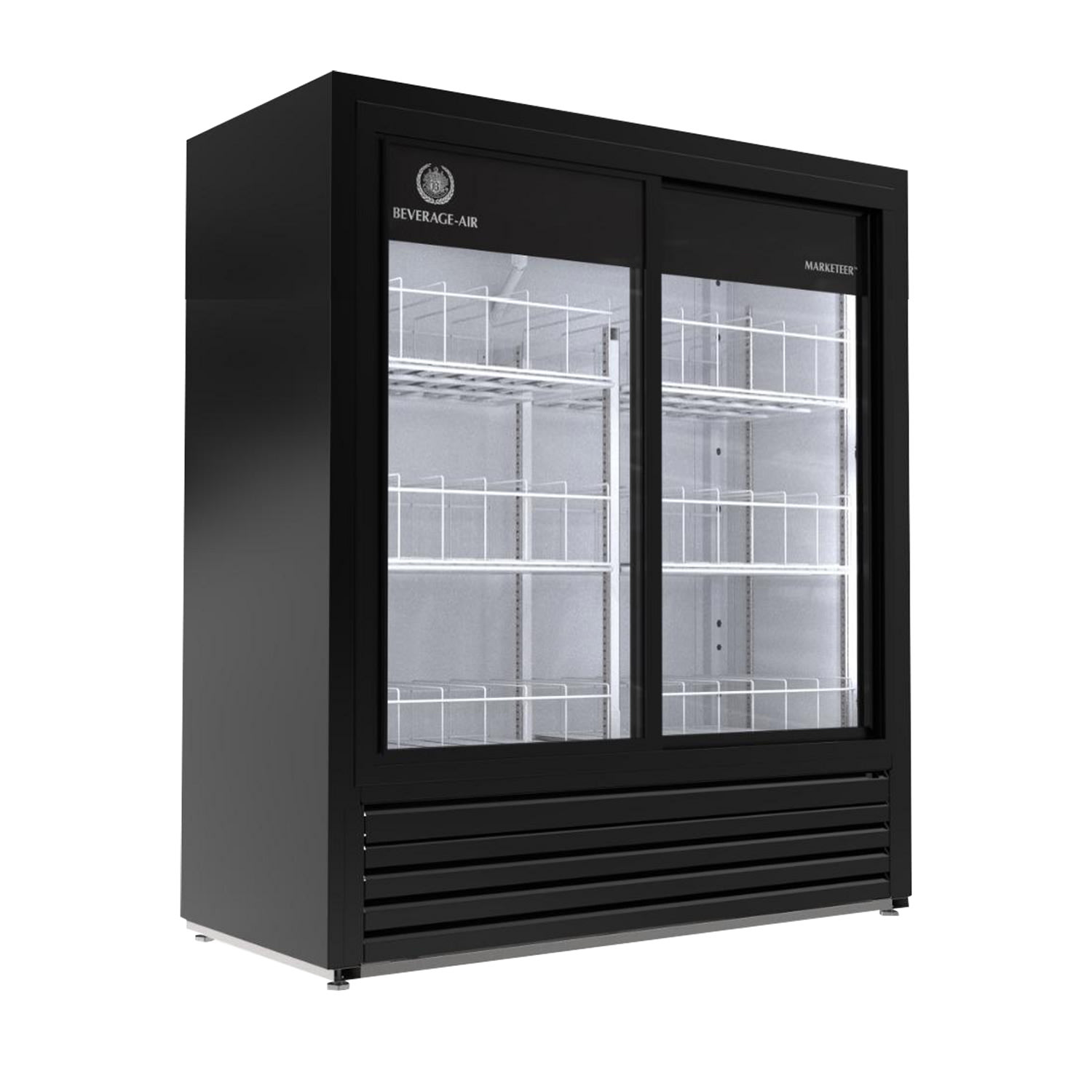 Beverage-Air MT41-54-1-SDB 47 1/4" Marketeer™ Two Section Glass Door ...