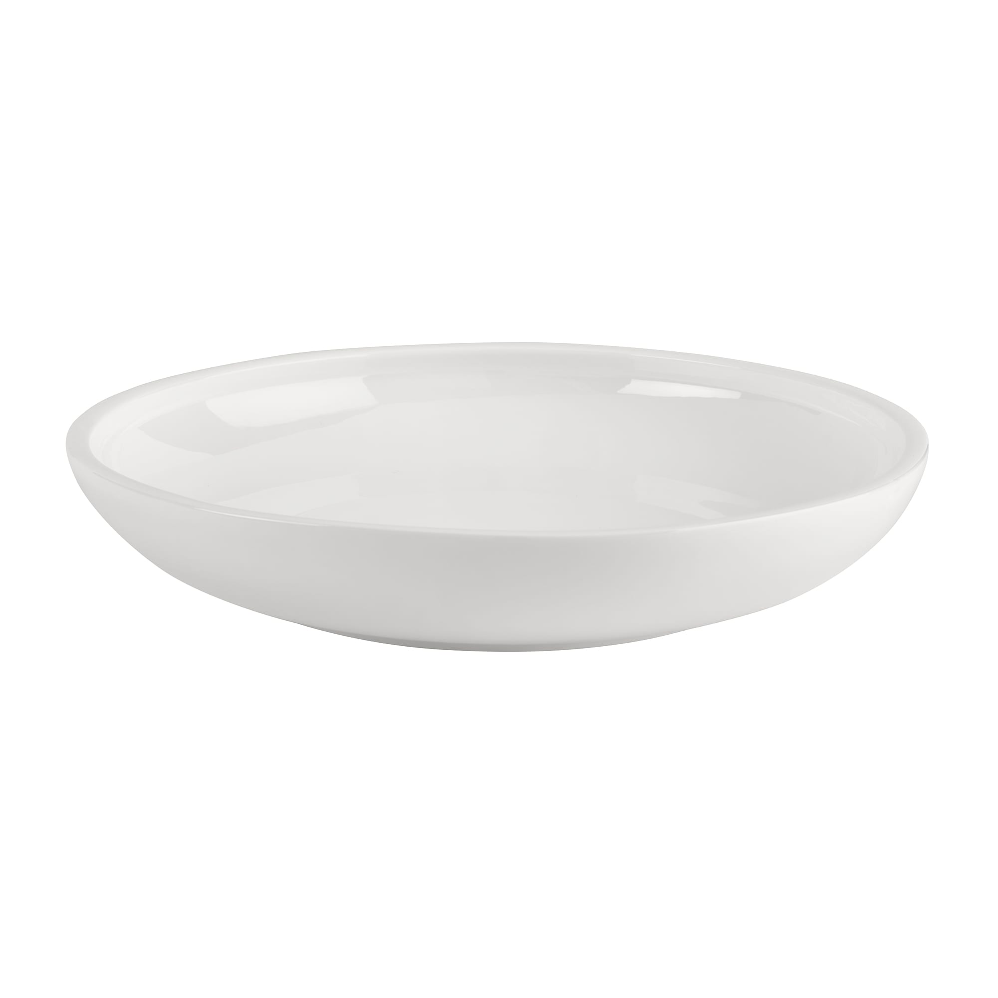 Mikasa Hospitality 8 4/5" Round Gordon Deep Plate - Bone China, White ...
