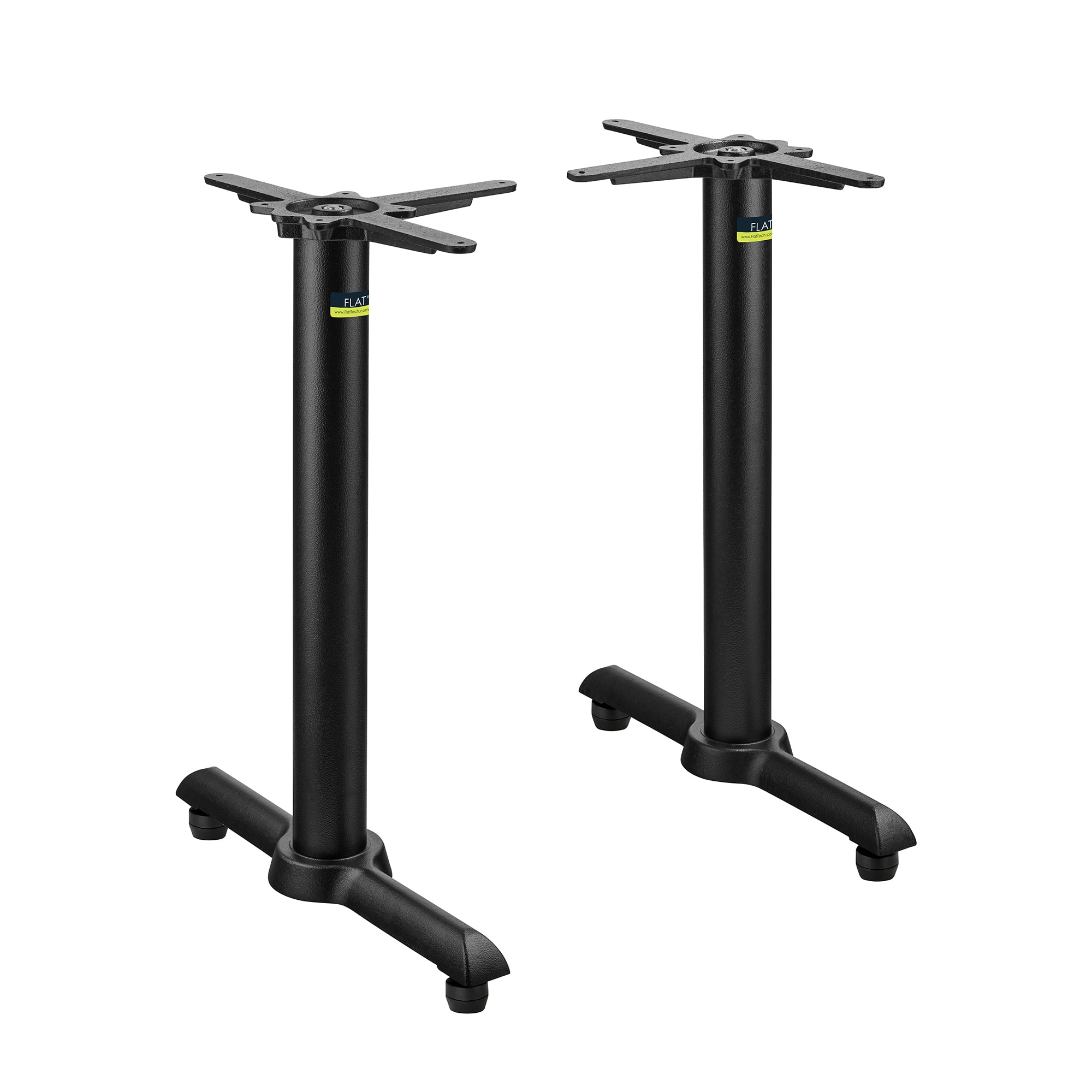 Flat Tech CT2060 2 Piece Dining Height Table Base w/ 22" End Bases ...