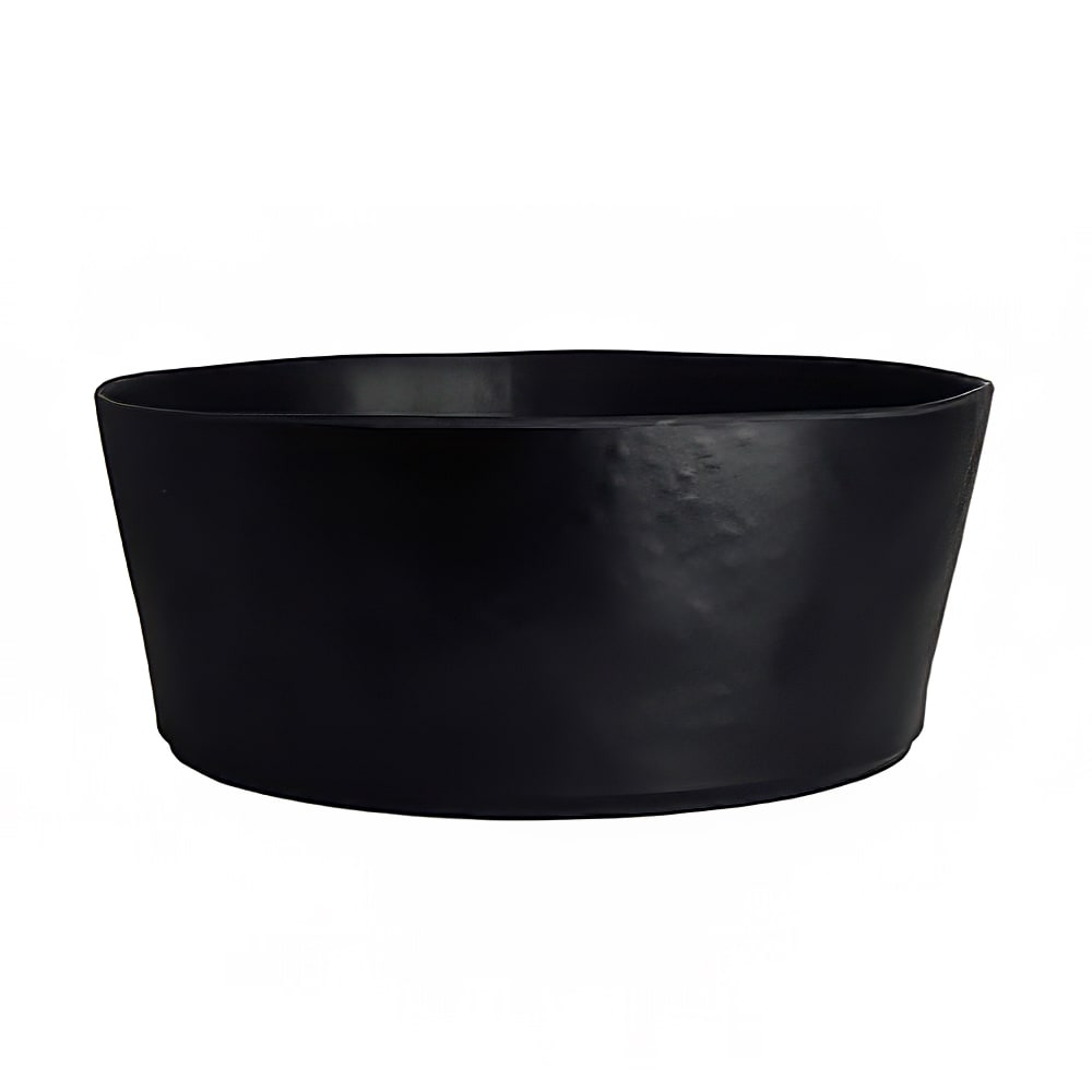 Steelite 7181TM519 113 oz Round Melamine Bowl, Black