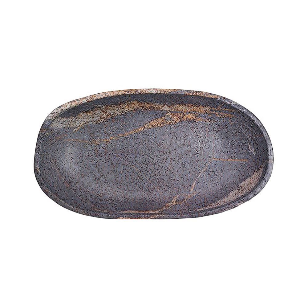 Steelite 7192TM301 88 3/4 oz Free Form Melamine Bowl, Quarry