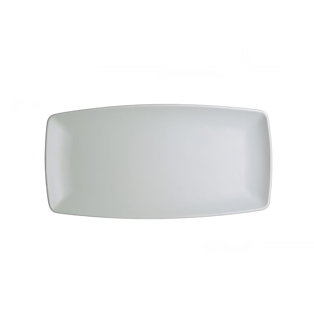 Steelite 7182TM509 Rectangular Melamine Plate - 13" x 6 1/2", White