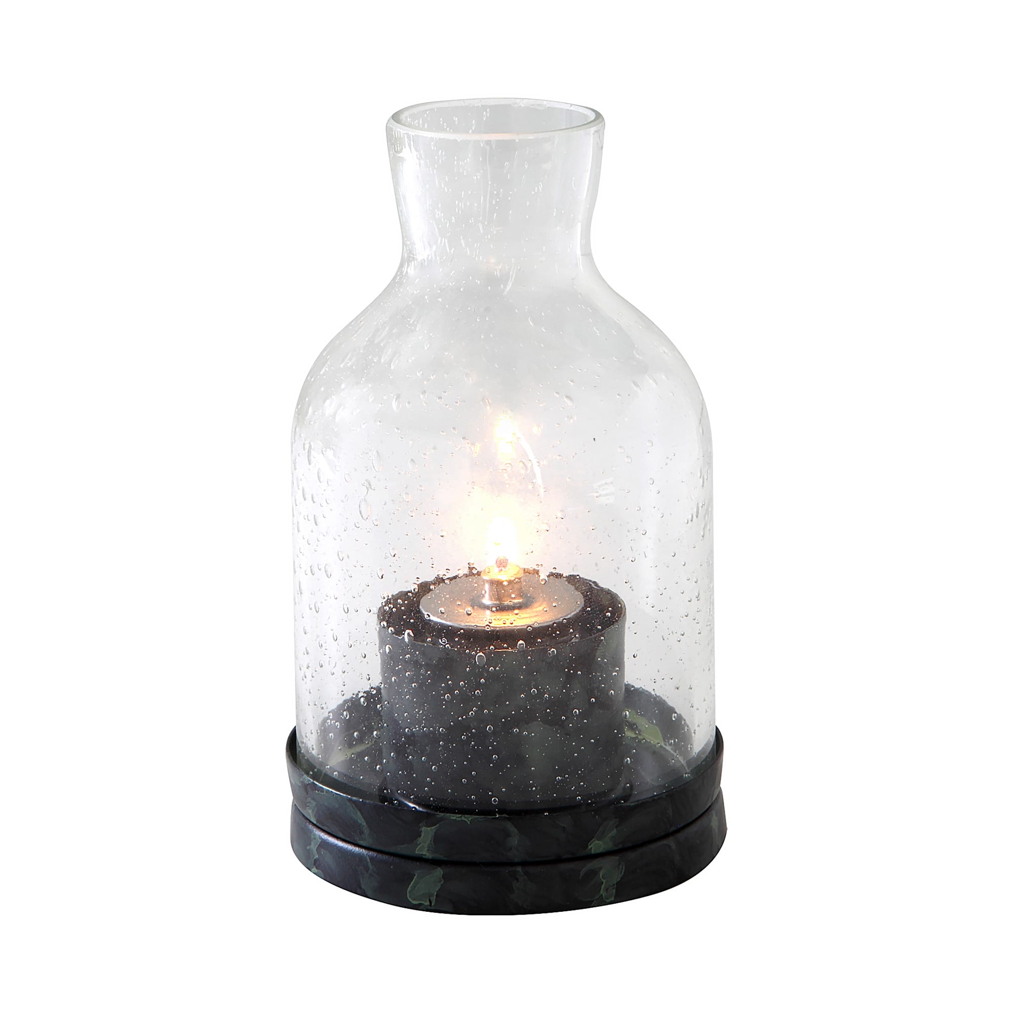 Sterno Edison Lantern Candle Lamp - 3 1/4"D x 5 1/2"H, Glass, Clear (80134)