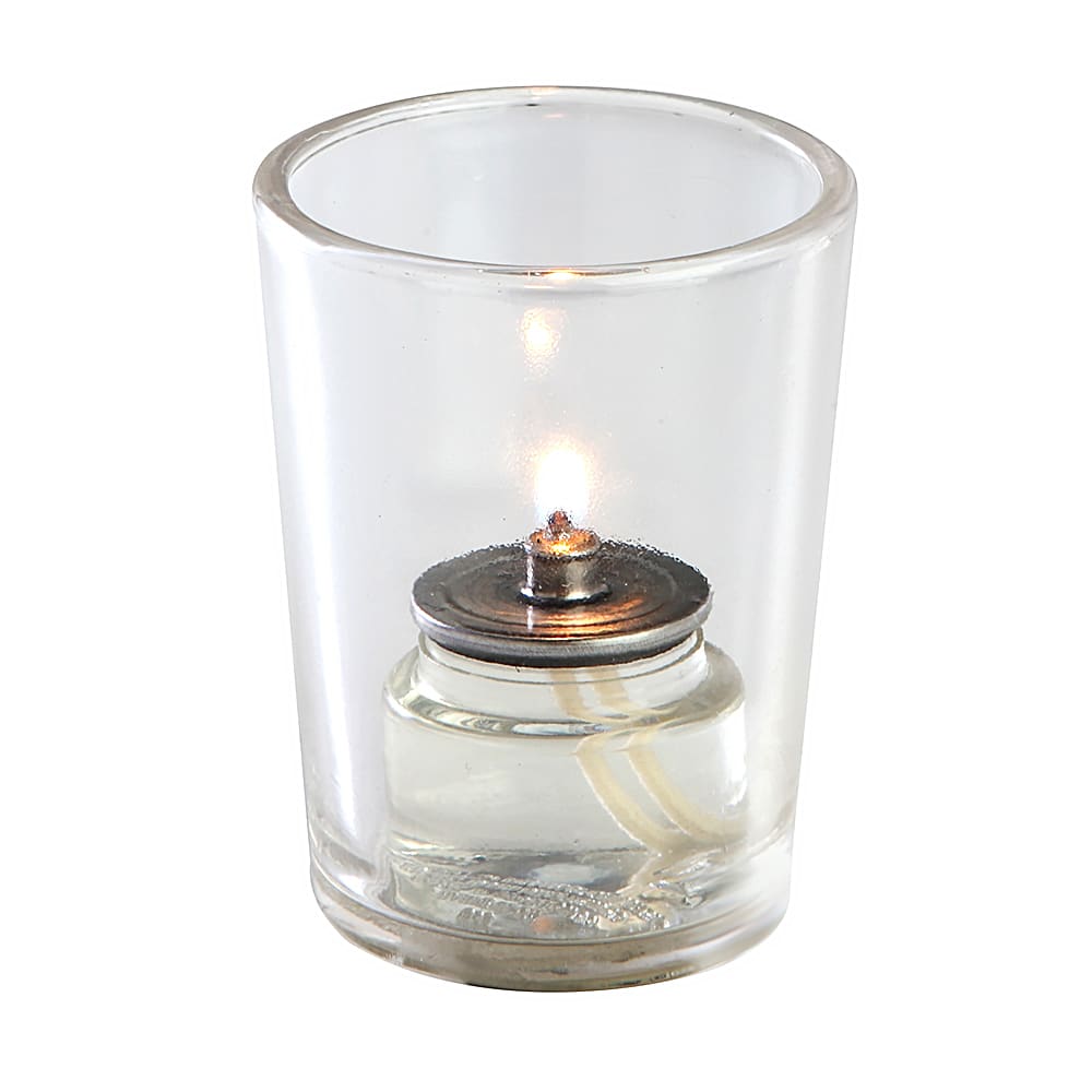 Sterno Luna Votive Candle Lamp - 2 3/8"D x 3"H, Glass, Clear (80284)