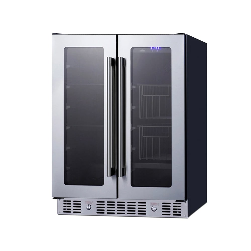 Summit ALFD24WBVPANTRY 4.6 cu ft Dual Zone Undercounter Produce ...