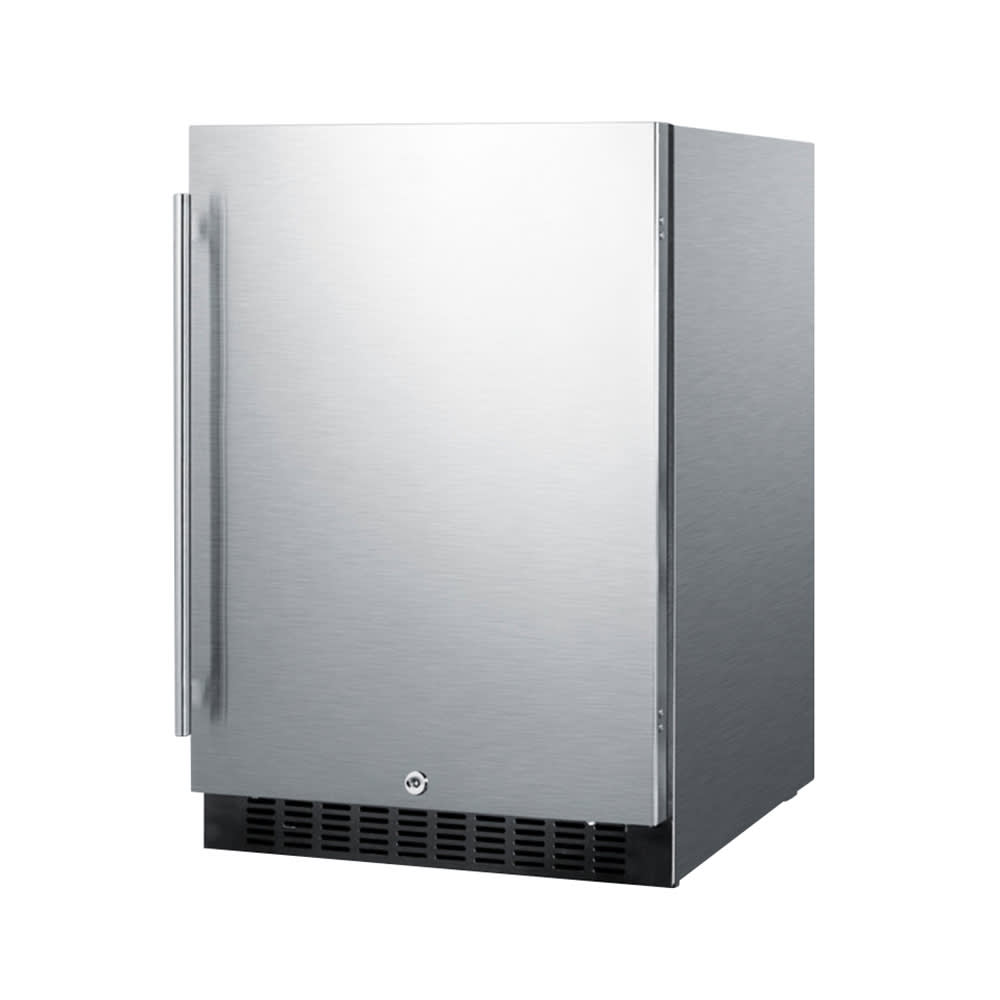 Summit FF64BCSS 23 5/8" W Undercounter Refrigerator w/ (1) Section & (1 ...